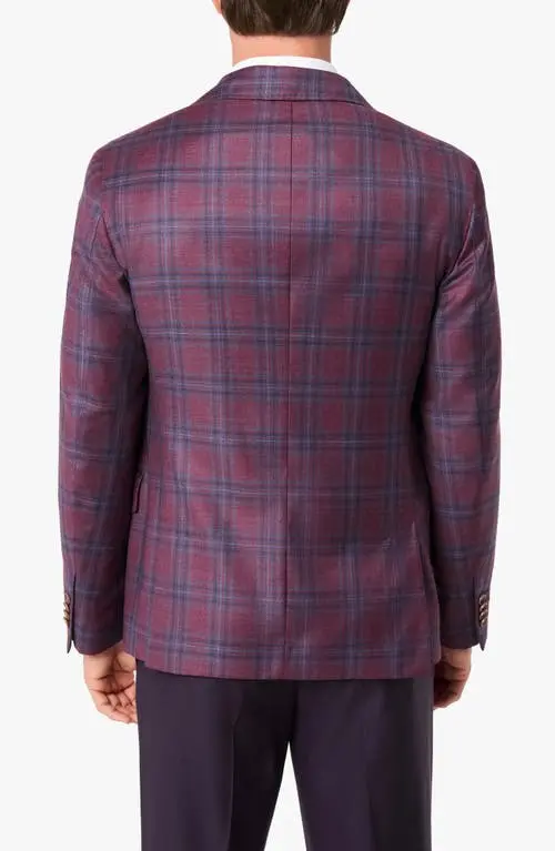 Zanella Treviso Plaid Sport Coat - Tuscan Red | Editorialist